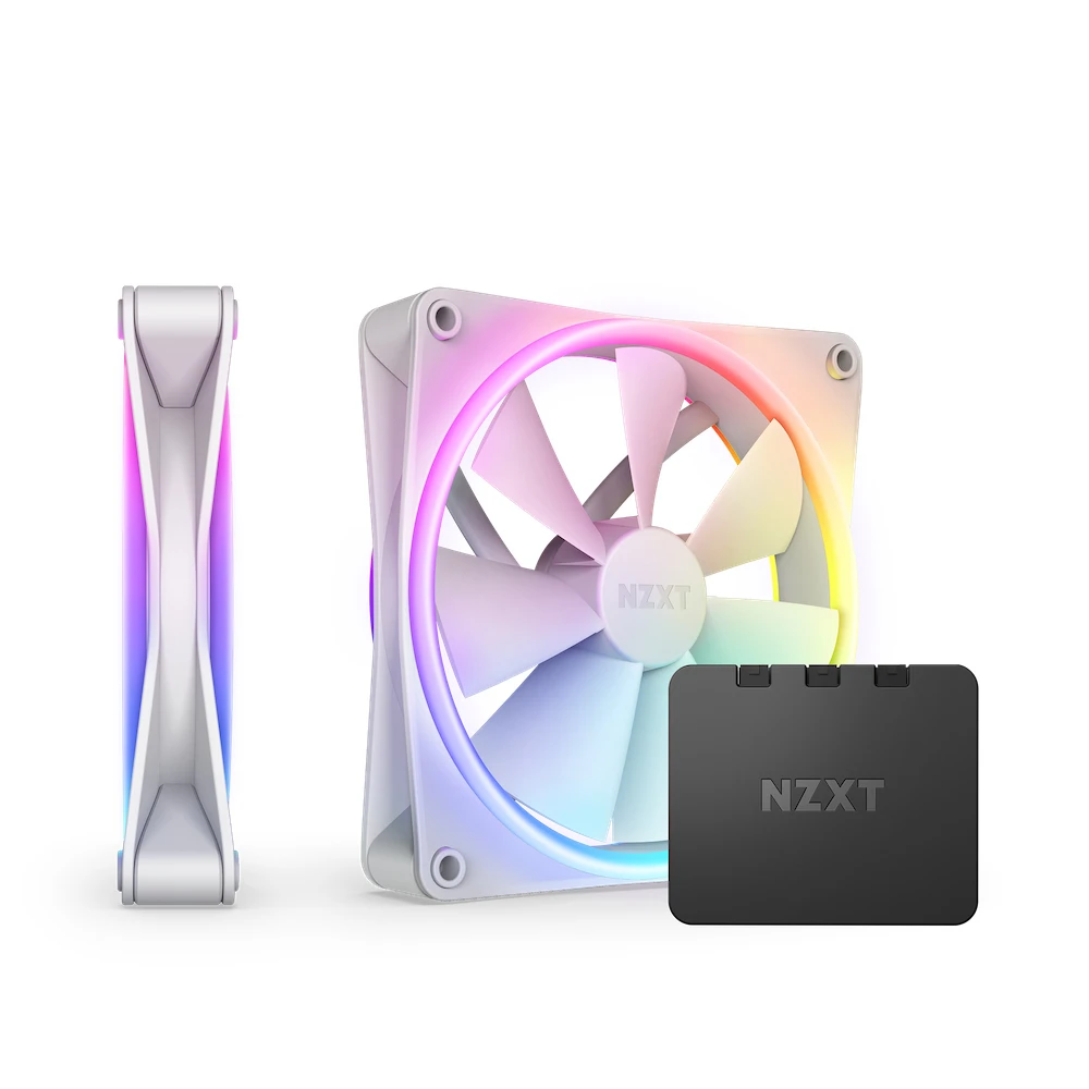 NZXT F140RGB Duo (RF-D14DF-W1) beli ventilator 140mm