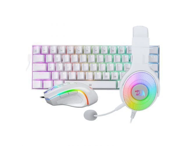 Redragon S129W 3u1 gejmerski komplet beli