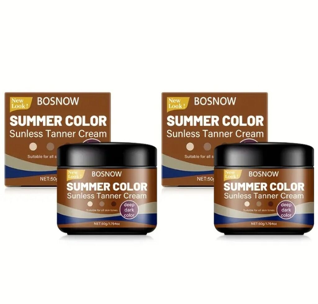 BOSNOW Summer Color Sunless Tanner Cream - Samopotamnjivač u kremi za