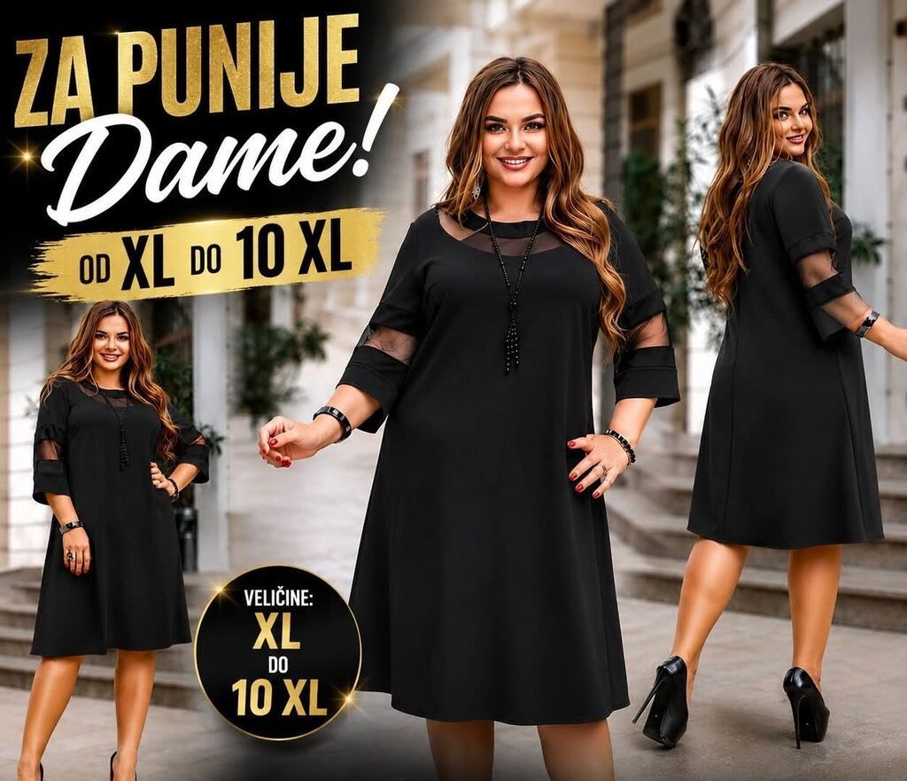 06. MODA ZA PUNIJE DAME    ✨ Haljina A kroja koja prelepo pada, prati