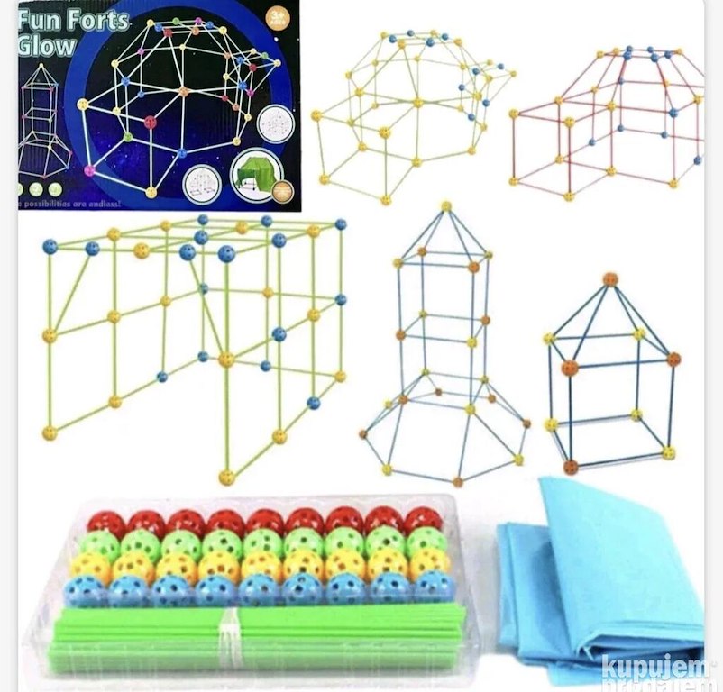 Ovaj proizvod je Fun Forts Glow, set za konstruisanje svetlećih