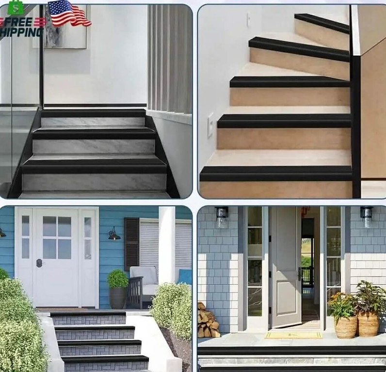 Samolepljiva zaštitna lajsna za ivice stepenica (stair nosing)