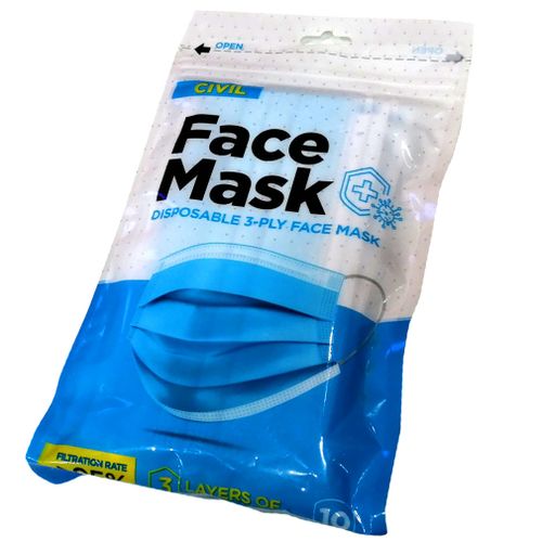 Maska maske 10 kom / kesica plave