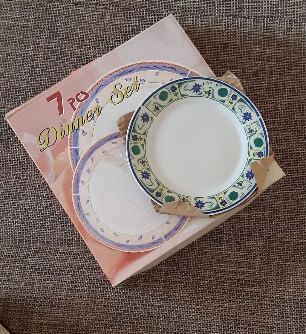 Set tanjira – 7 delova (model 13021) - Sastav: 1 veliki tanjir + 6