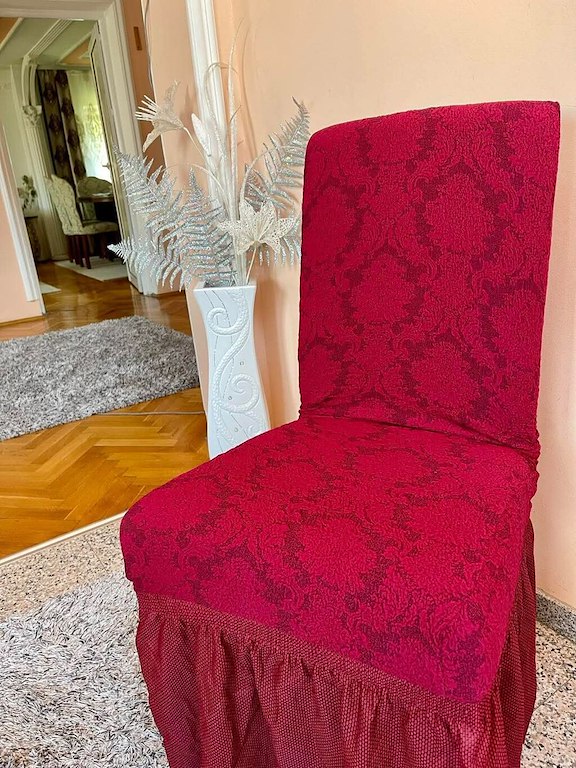 Dekorativne navlake za stolice sa volanom - Elegantne, elastične