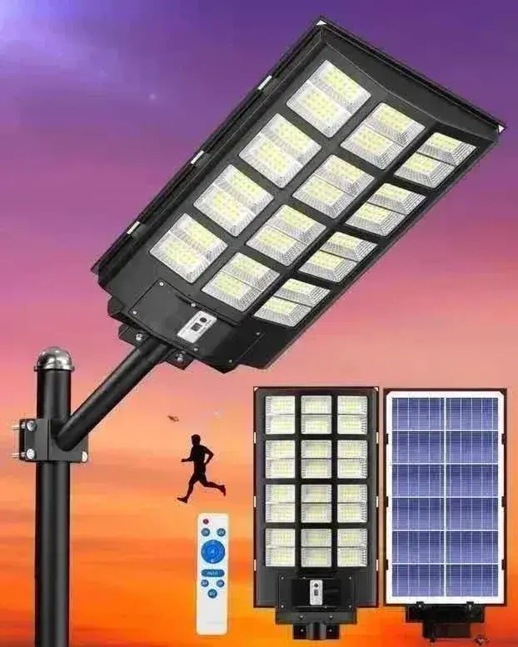 Solarni ulični reflektor – 1200 W Moćno i efikasno rešenje za