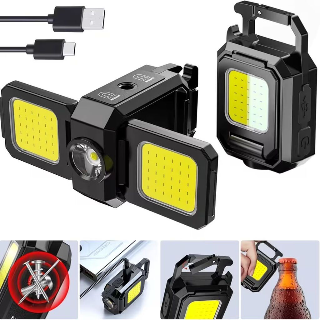 LED lampa otvarač za pivo magnet. Tri režima rada. Usb punjač. Pogodno