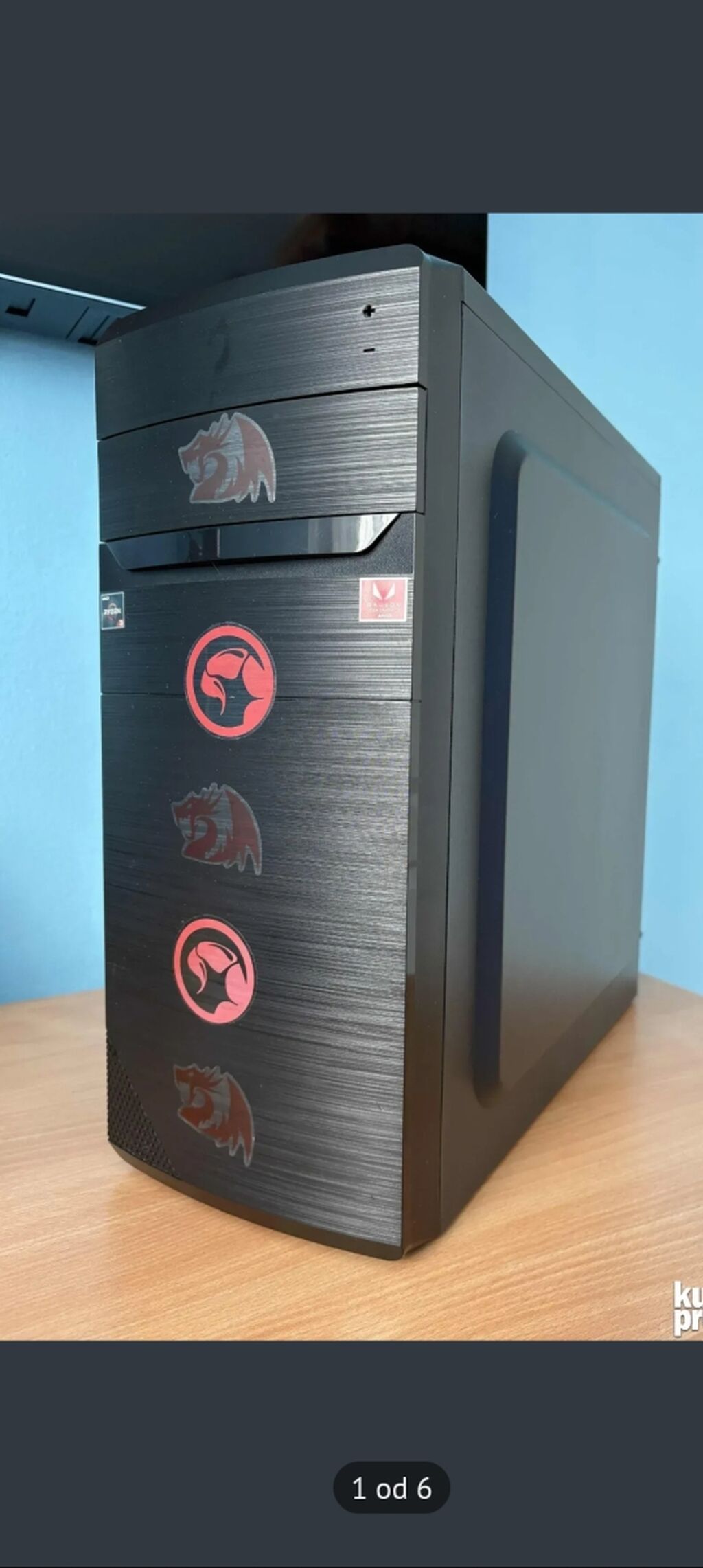 Procesor: AMD Ryzen 3 2200g Graficka karta: MSI Nvidia GT 1030 2GB