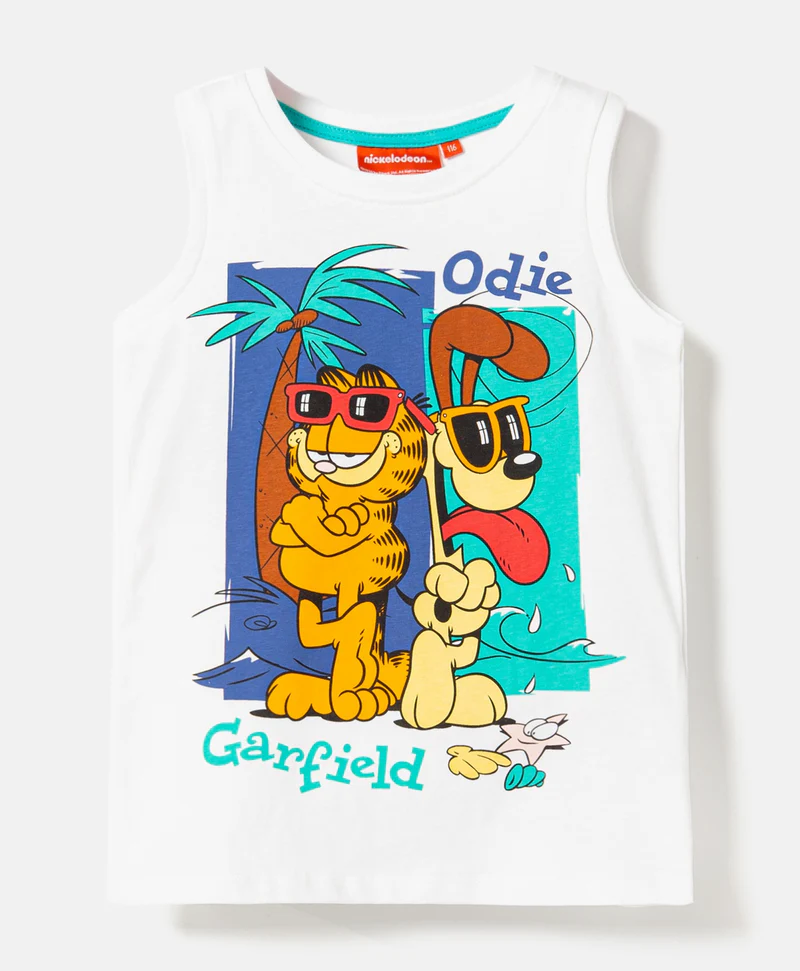 Dečja majica bez rukava Garfield 100% pamuk