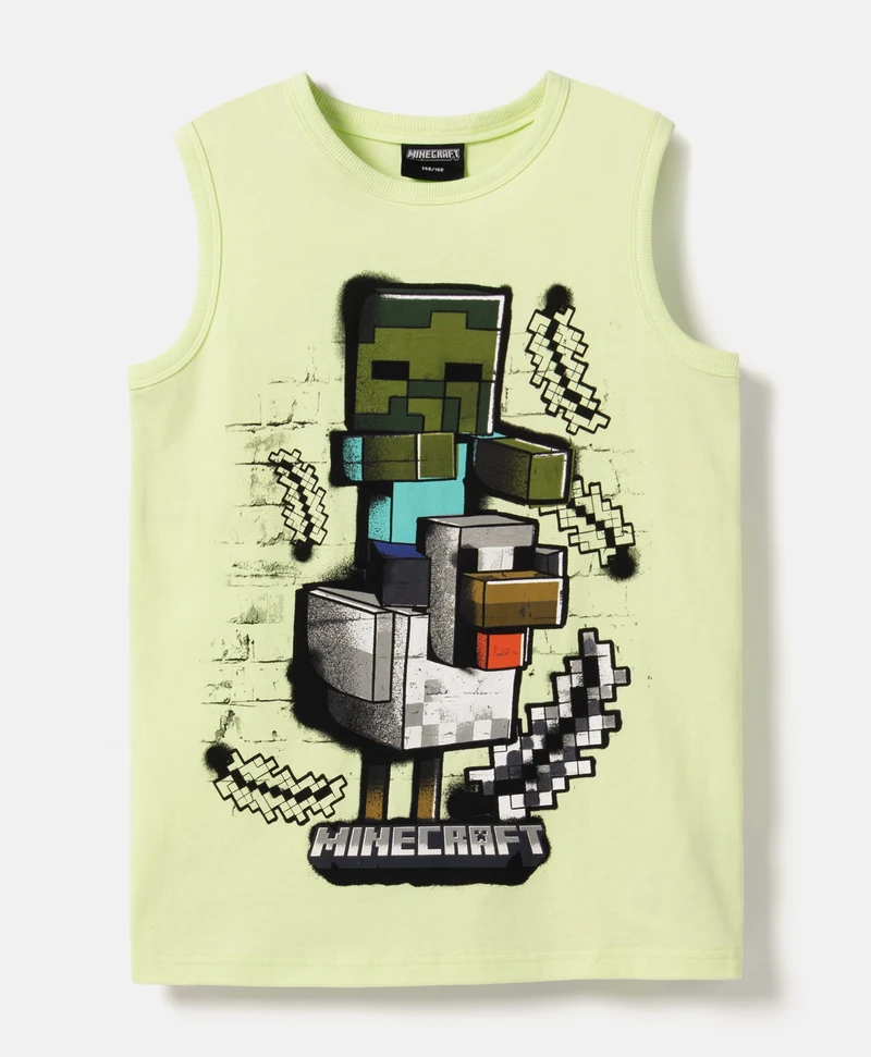 Dečija majica bez rukava Minecraft 100% pamuk