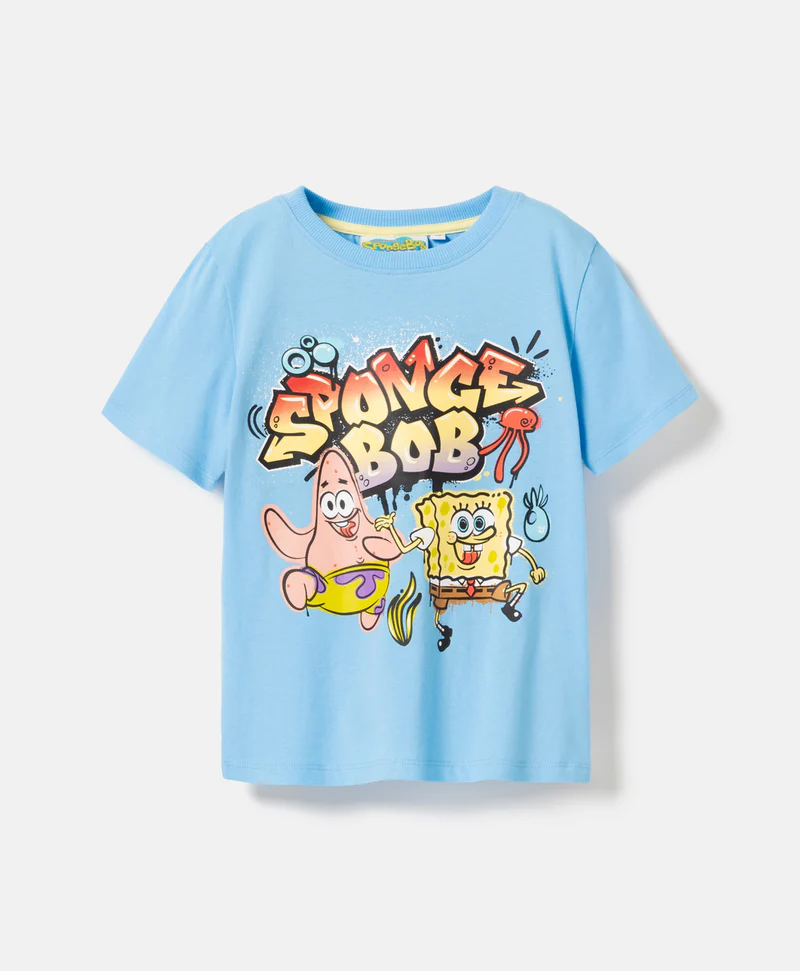 Dečija plava majica SpongeBob 100% pamuk