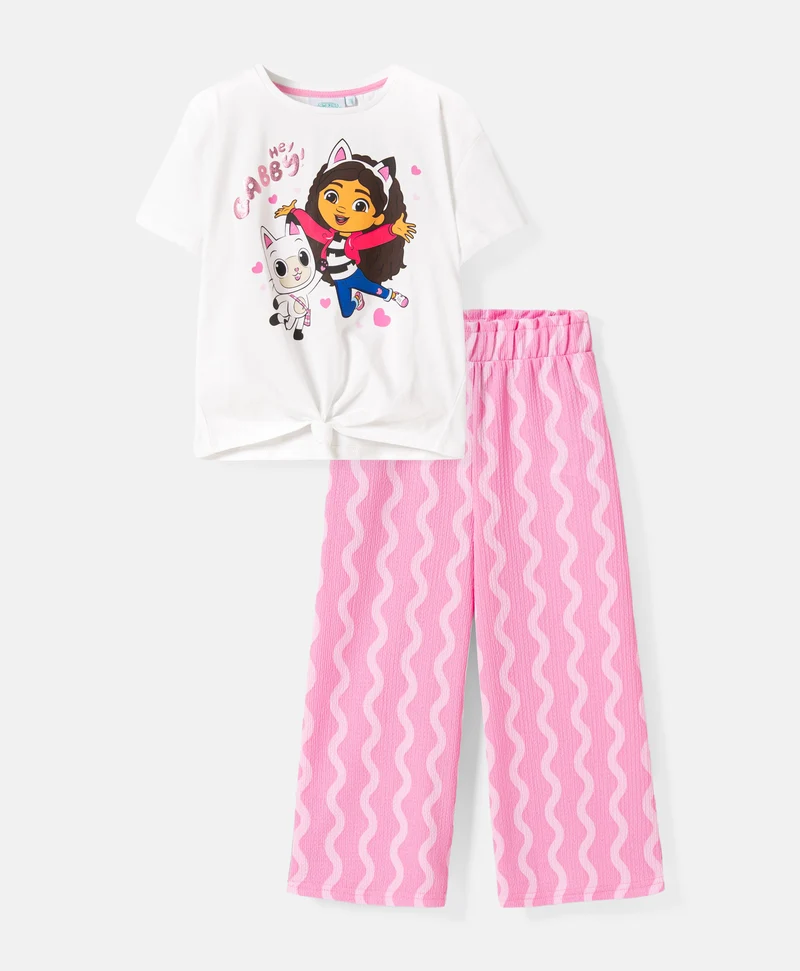 Komplet majica i pantalone Gabiina kućica za lutke 100% pamuk