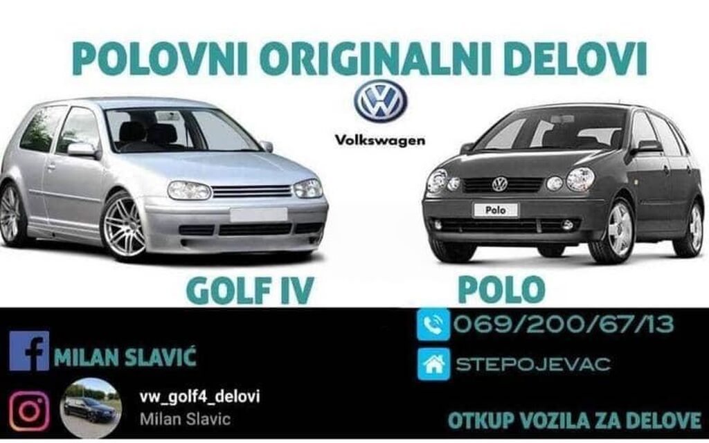 ALTENATOR ZA VOLKSWAGEN GOLF 4 | Altenatori Golf4 Ostali delovi Golf