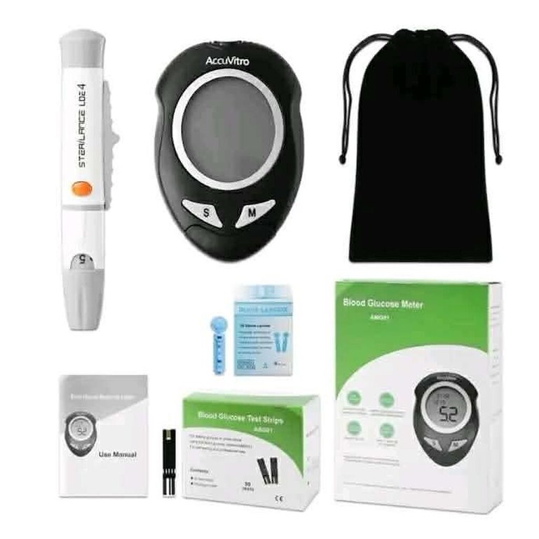 Merač šećera u krvi, test kit za šećer u krvi, dijabetes, kućni