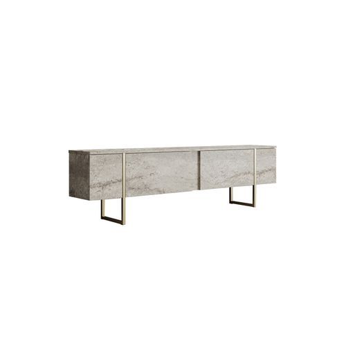 Luxe - Travertine, Gold TravertineGold TV Stand OŠTEĆENO