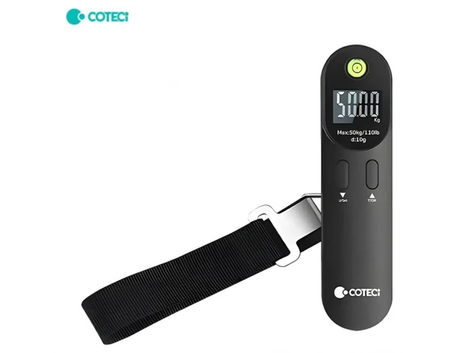Coteci TR-044 digitalna ručna vaga za merenje prtljaga crna