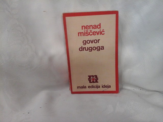 Govor drugoga Nenad Miščević