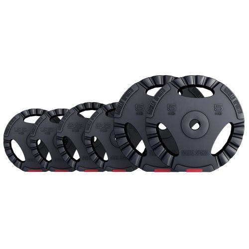 Set plastičnih tegova sa rukohvatima (17,5 kg)