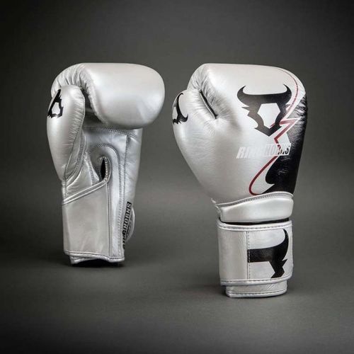 Ringhorns Charger Rukavice Srebrno/Crne 12OZ