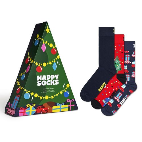 Happy Socks čarape 3-pack Holiday Tree Gift Set