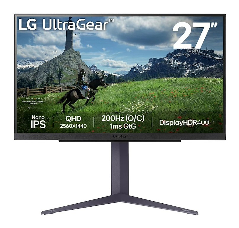 LG UltraGear 27GS85Q-B IPS gejmerski monitor 27"