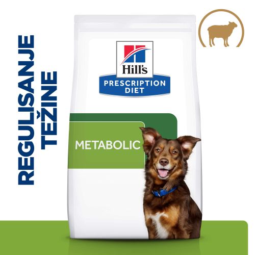 Hill's Prescription Diet Metabolic Hrana za Pse sa Jagnjetinom i Pirinčem 12 kg