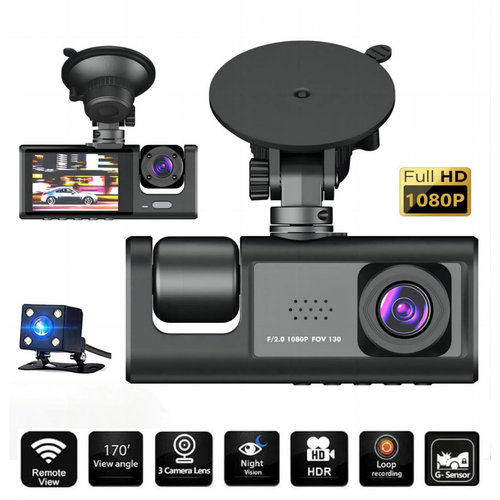 Kamera za Auto DashCam S1 JWD 1080P crna