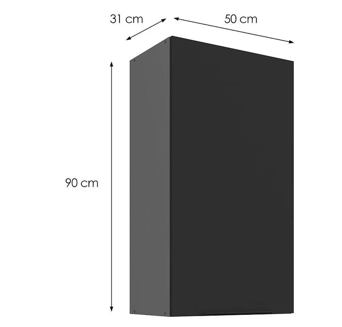 Kuhinjski ormaric Aria-BL/ANT sa otpornošcu na otiske prsti?u 50G-90 1F