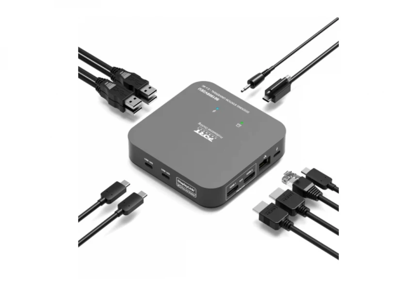 Port Designs docking station 2x4K 10 uređaja 85W