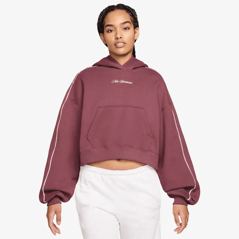 Nike W NK STDO FLC MW CRP SCLOP HDY