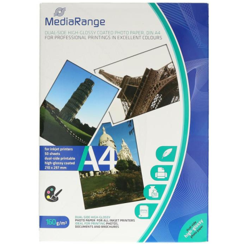 FOTO PAPIR A4/160g GLOSSY MEDIARANGE
