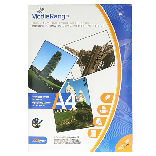 FOTO PAPIR A4/220g GLOSY MEDIARANGE