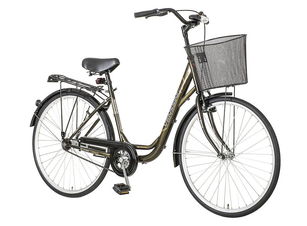 BICIKL CITY VENSSINI DIAMANTE 26X1.3/8" 17" V-BRAKE KONTRA 155-178CM (S/M) ZELENI