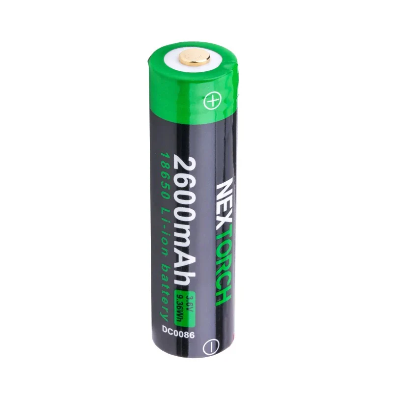 Baterija Nextorch 18650 Li-ion 2600 mAh Tip C