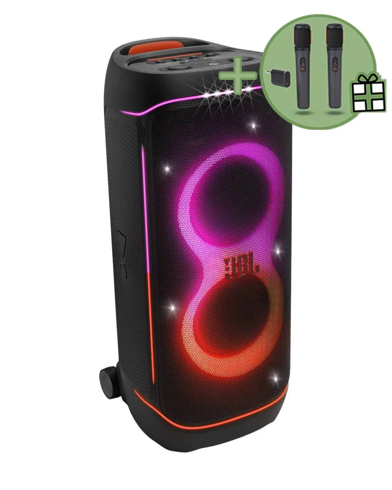 Zvučnik JBL 720 PartyBox + Mikrofon JBL PartyBox Wireless - Black (par)