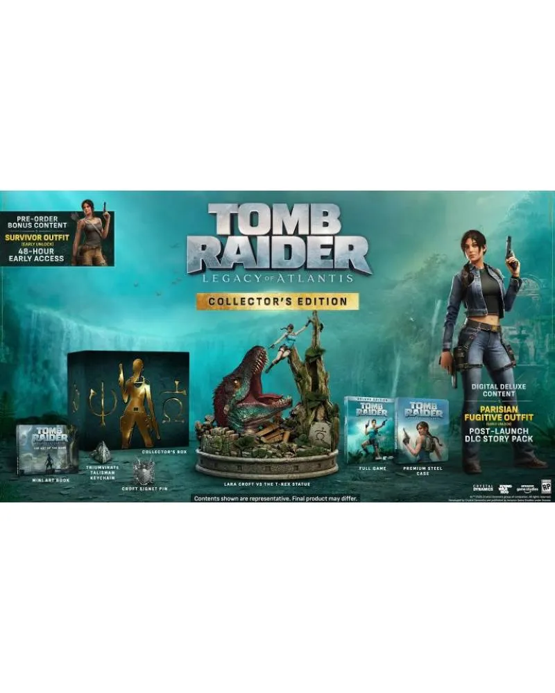 PC Tomb Raider Legacy Of Atlantis - Collectors Edition