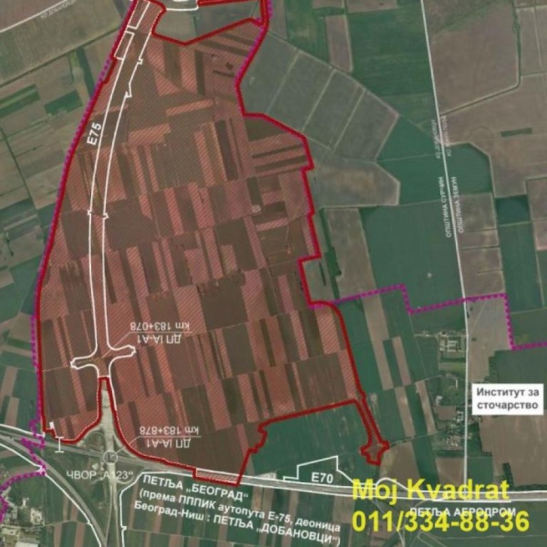 Plac – Beograd, Surčin Dobanovci – ID 23045.