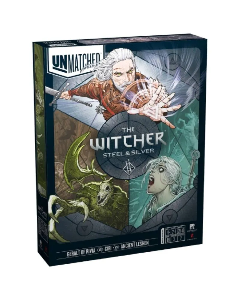 Društvena igra - Unmatched - The Witcher - Steel And Silverl - ENG