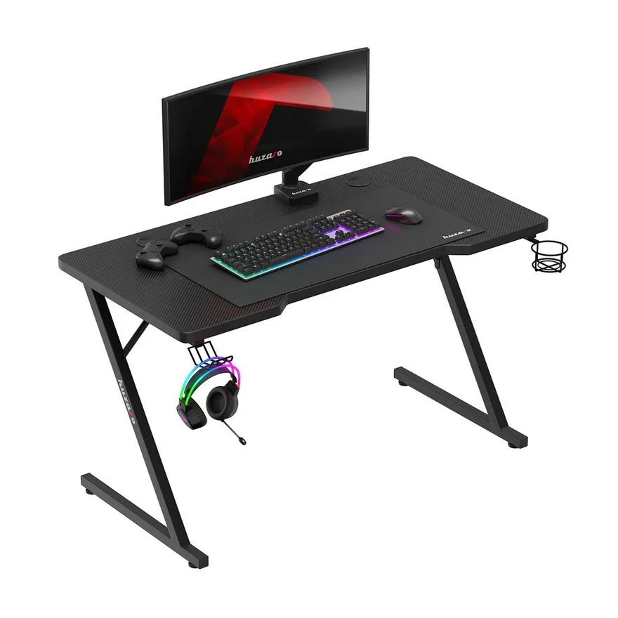 Huzaro Hero 2.5 Crni Gaming sto