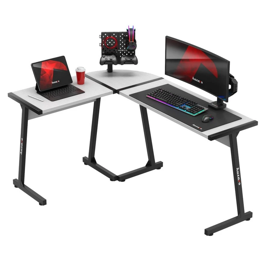 Huzaro Hero 6 Beli Ugaoni Gaming sto