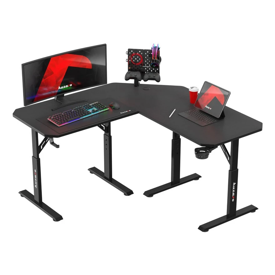 Huzaro Hero 7.3 Crni Podesivi sto 140x60cm