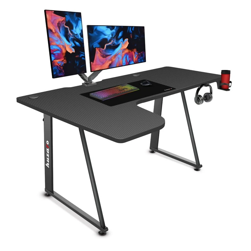 Huzaro Hero 7.7 Crni Ugaoni Gaming sto