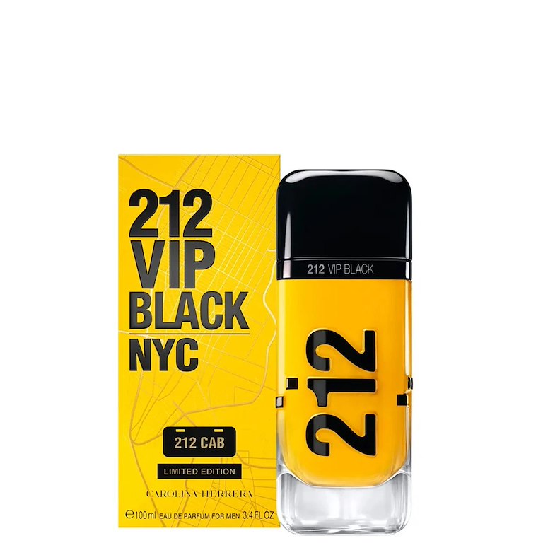 CAROLINA HERRERA 212 VIP BLACK NYC CAB MEN EDP 100ML