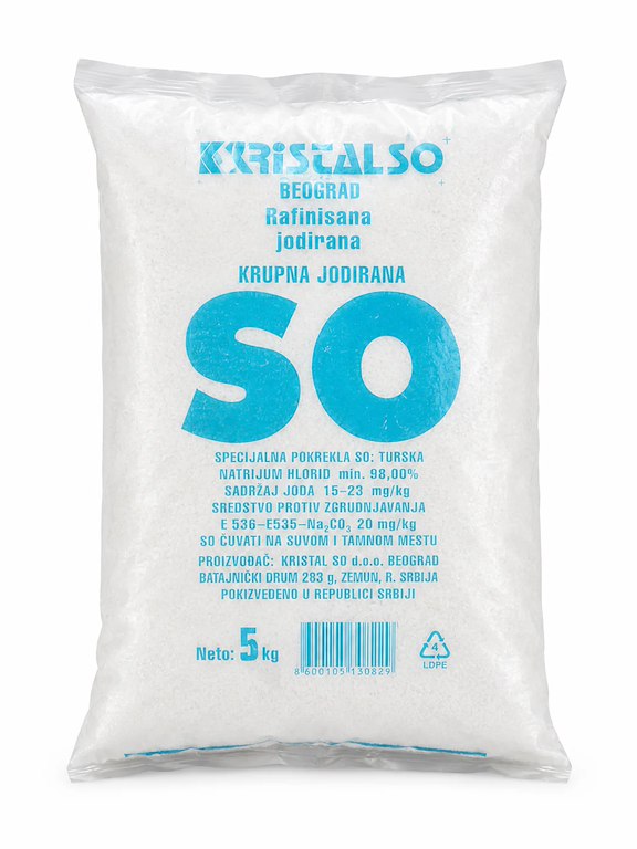 Krupna jodirana morska so (5,10)Kg