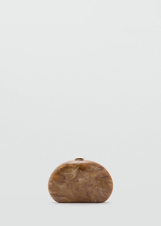OVAL CLUTCH BAG