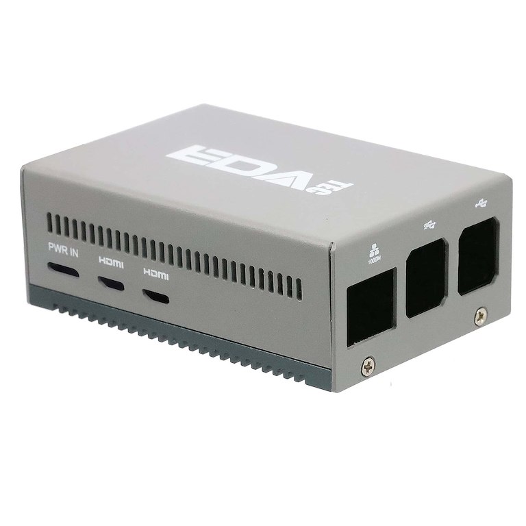 Metalno kućište za Raspberry Pi 5 (ima mesta za M.2 HAT+)