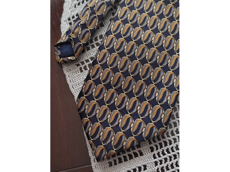 Premocna svilena art ornamentalna kravata od svile