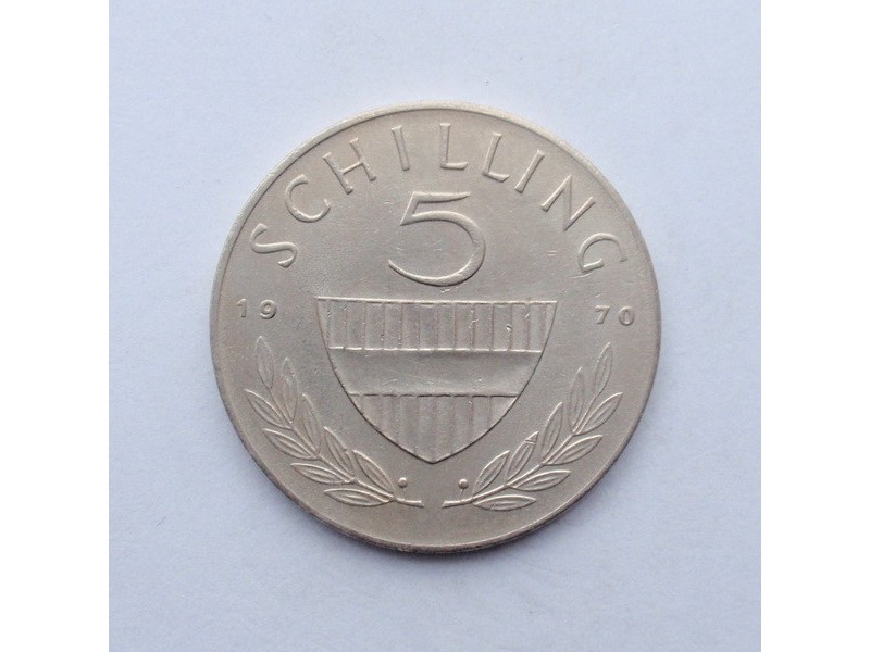 Austria 5 šilinga 1970