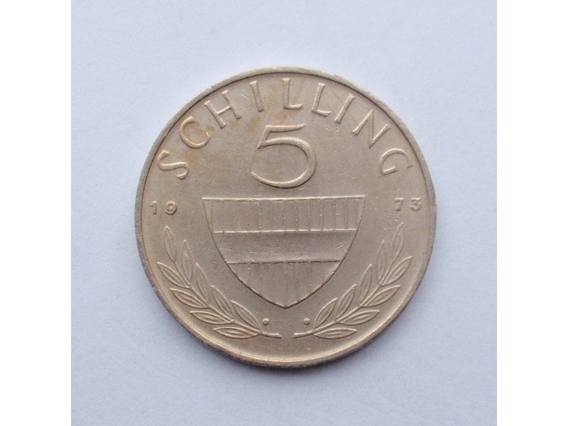 Austria 5 šilinga 1973