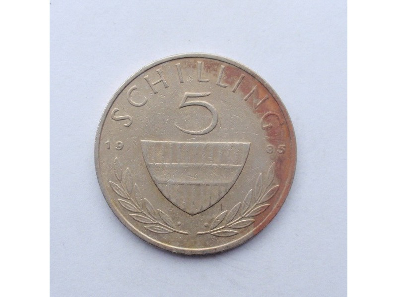 Austria 5 šilinga 1985